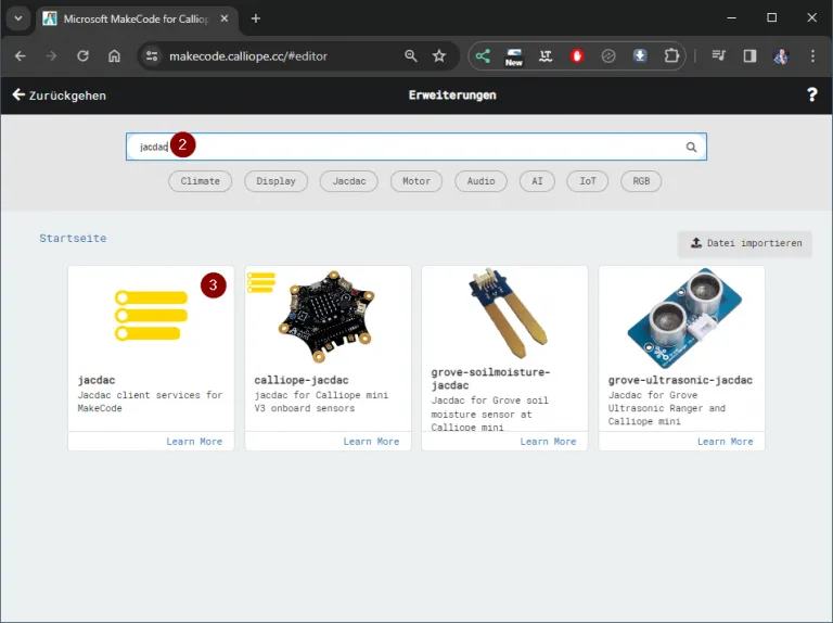 Calliope Mini 3 Tutorial: JacDac Sensoren und Aktoren - Ein praktischer Workshop für Anfänger ...